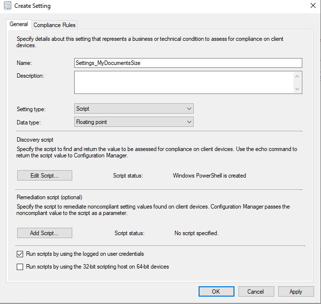 Report My Documents Size in Configuration Manager – ConfigGirl